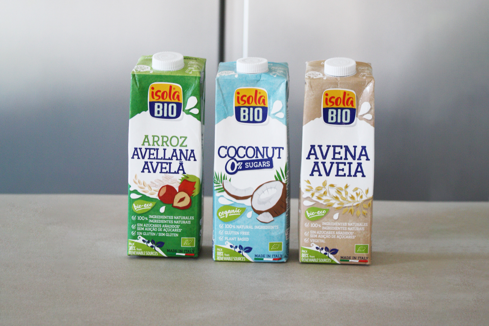 Bebidas vegetales de Isola Bio, ¡para todos los gustos!